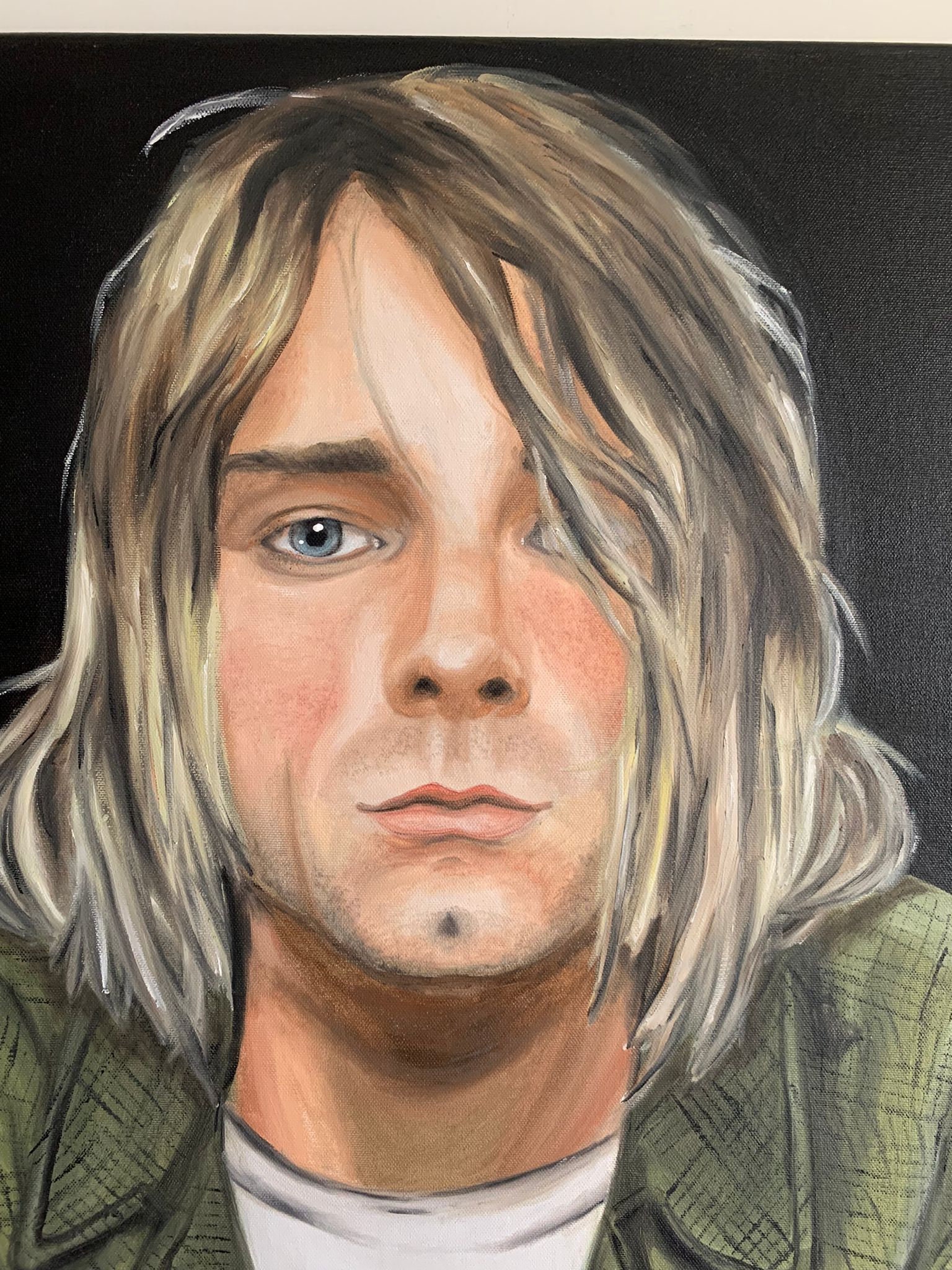 Oil Art & Collectibles Oil on canvas on a stretcher unframed 40x50 ...