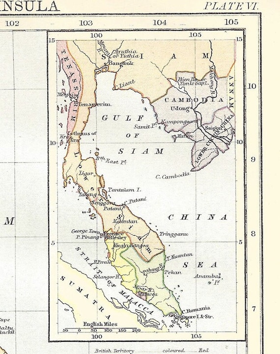 Malay Peninsula Map