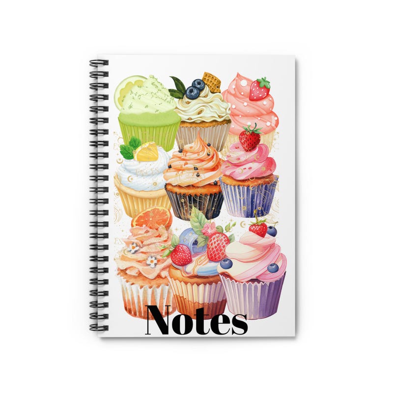 Cupcake Notebook - Etsy