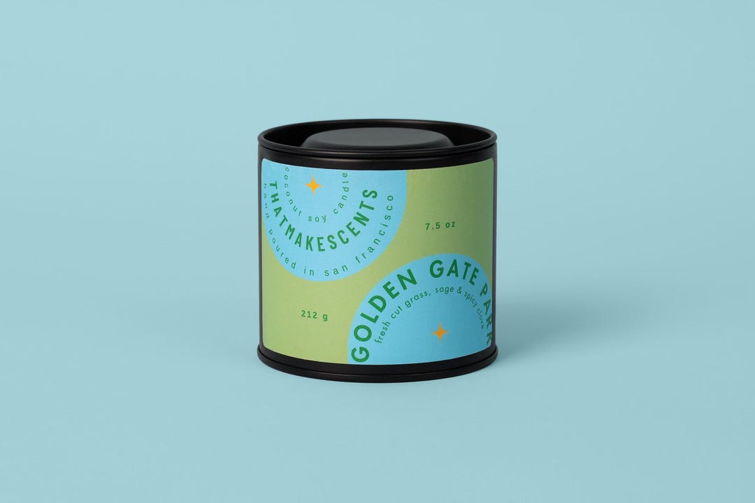Golden Gate Park | 3 Oz or 7.5 Oz | Coconut Soy Candle - Etsy
