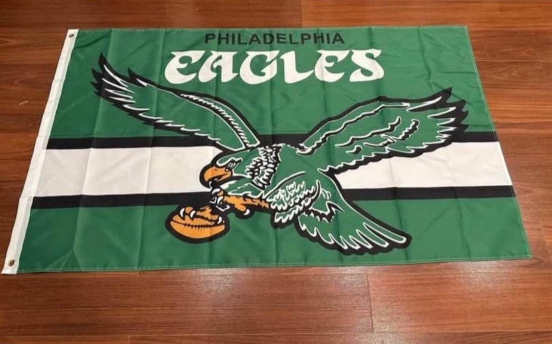 Brand New NFL Football Team Banner Flags Philadelphia Eagles Kelly ...