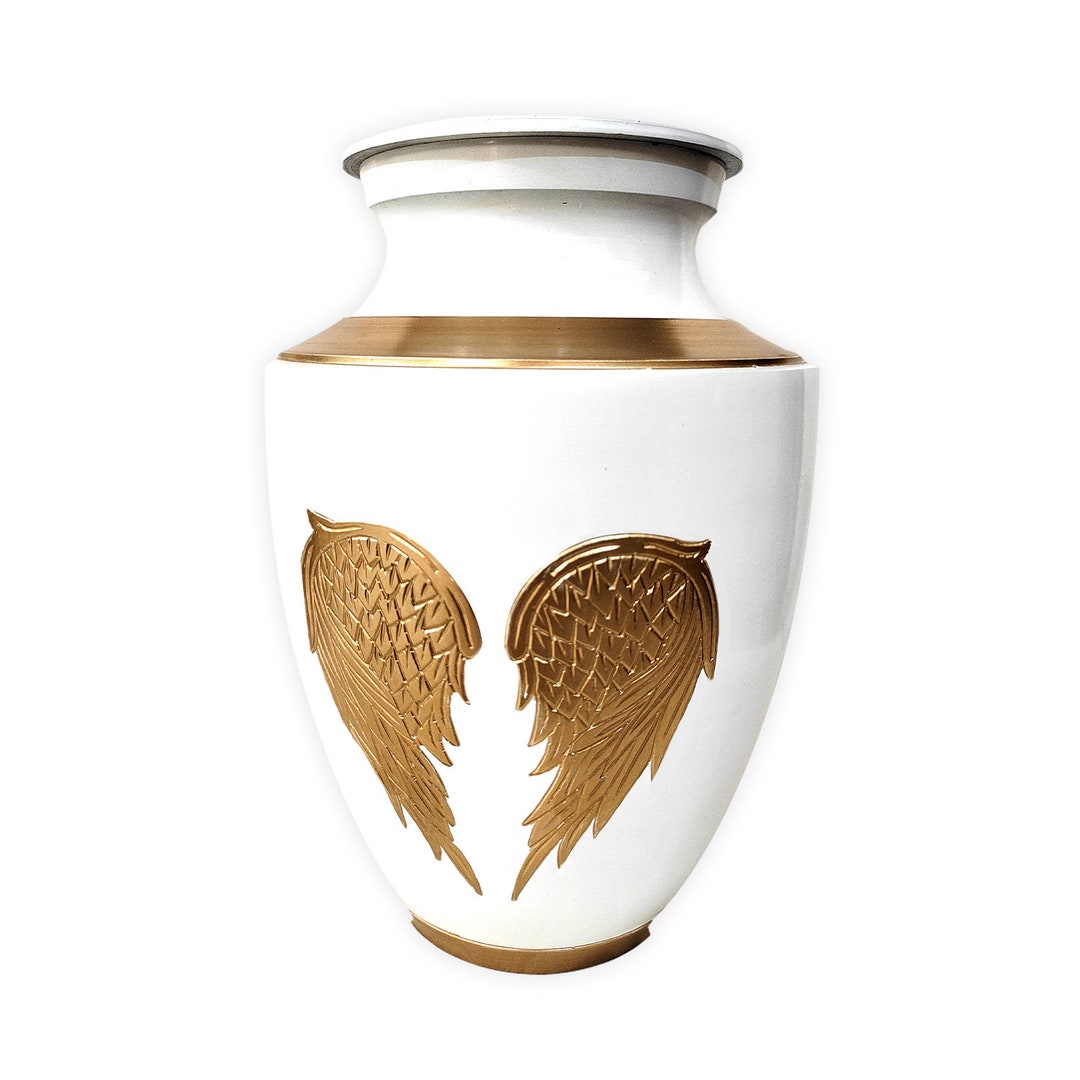 Angel Wing Cremation Urns for Human Ashes, Keepsake Urns for Funeral ...