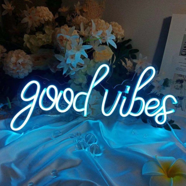 Good Vibes Neon Sign - Etsy
