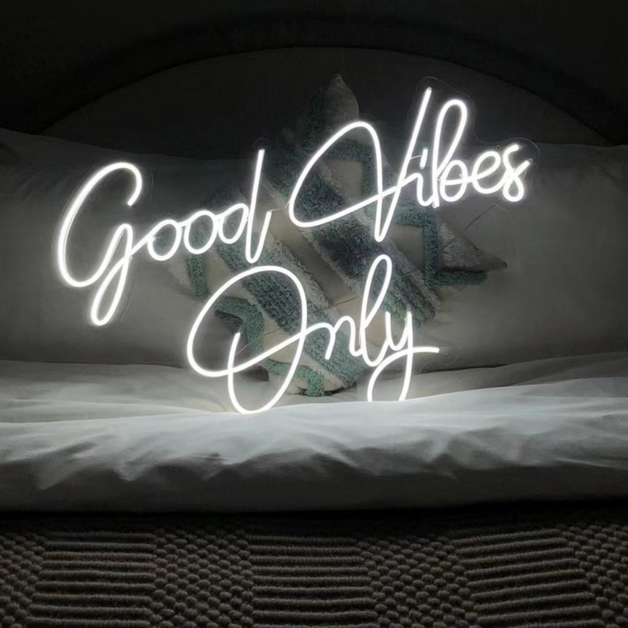 Good Vibes Only Neon Signgood Vibes Neon Sign Custom Neon - Etsy