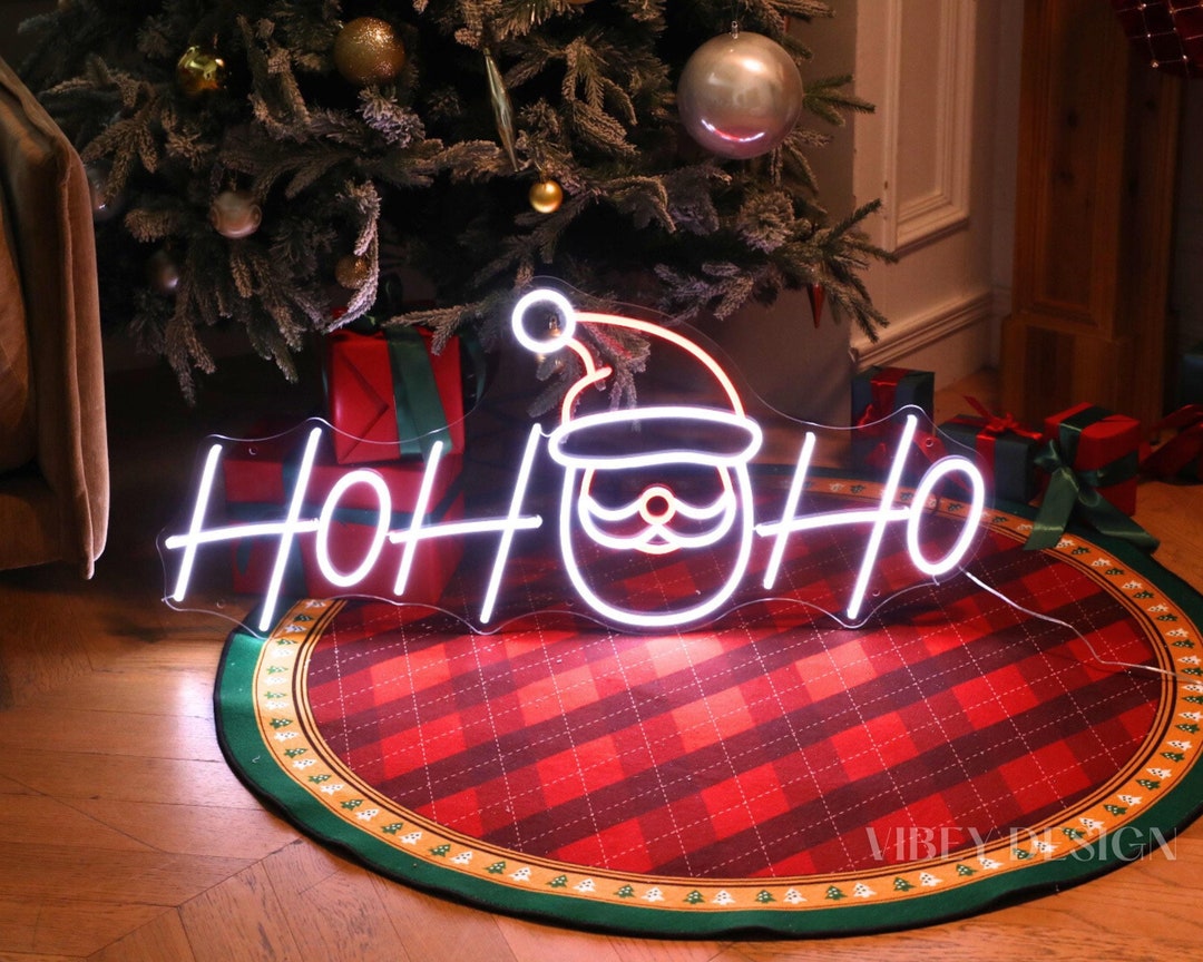 HOHOHO Neon Sign Christmas Neon Sign Custom Neon Sign Merry Christmas ...