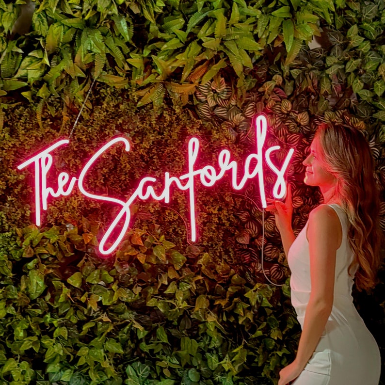 Custom Neon Sign Battery Operated Upgrade Available Wedding - Etsy