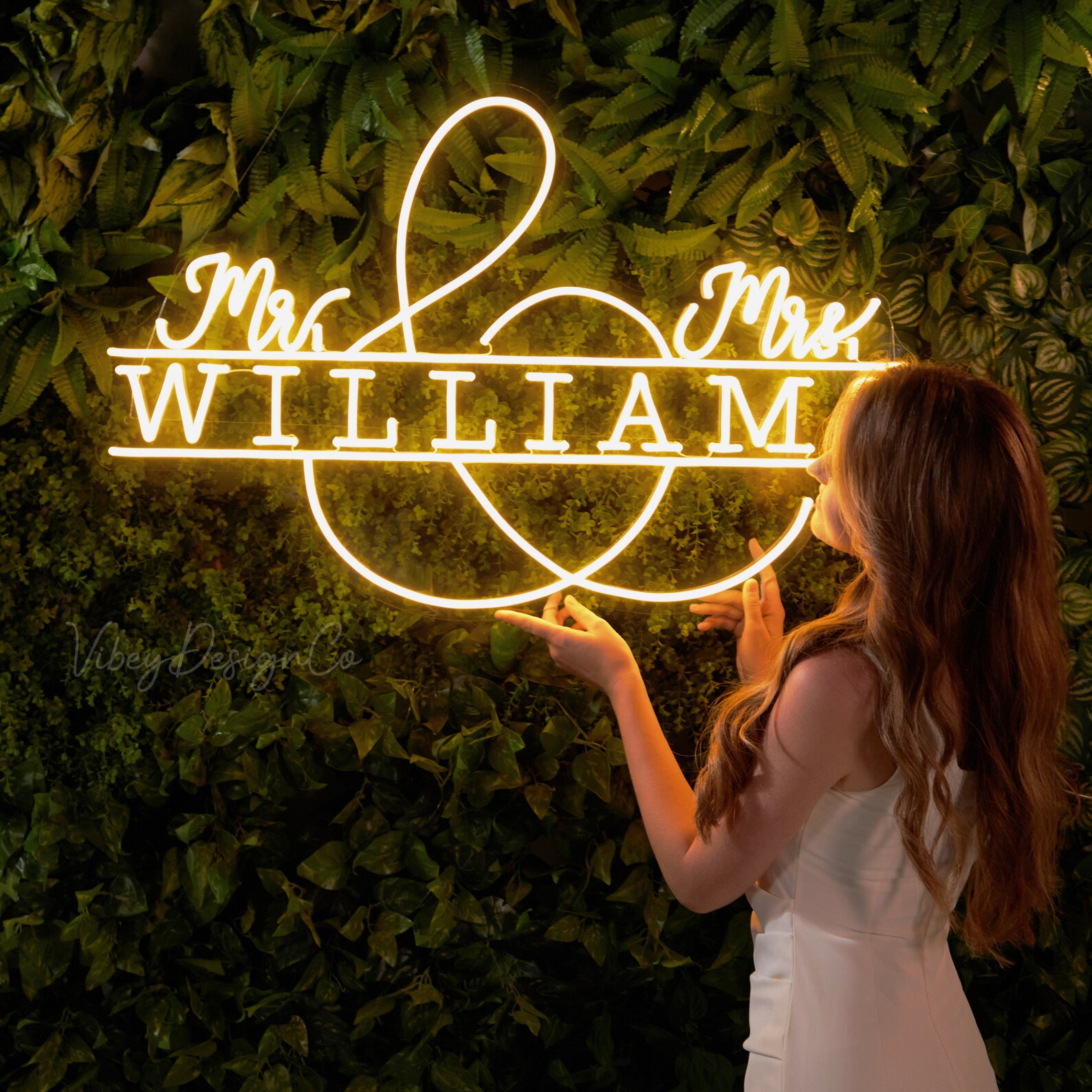 Custom Wedding Name Neon Sign Battery Operated Upgrade - Etsy