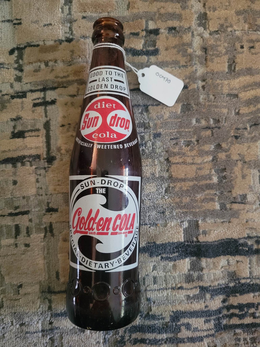 1964 Golden Cola Diet Sun Drop Soda Brown Glass Bottle - Etsy