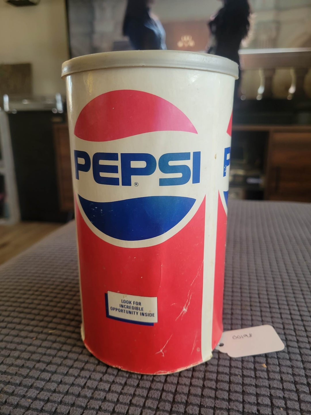 1980s Pepsi Cola Canister the Premium Group Glass Can - Etsy