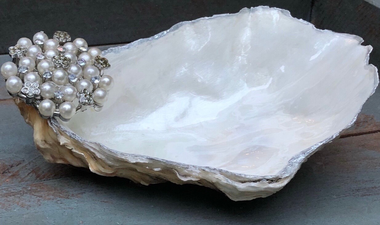 Extra Large Oyster Shell Dish - Etsy