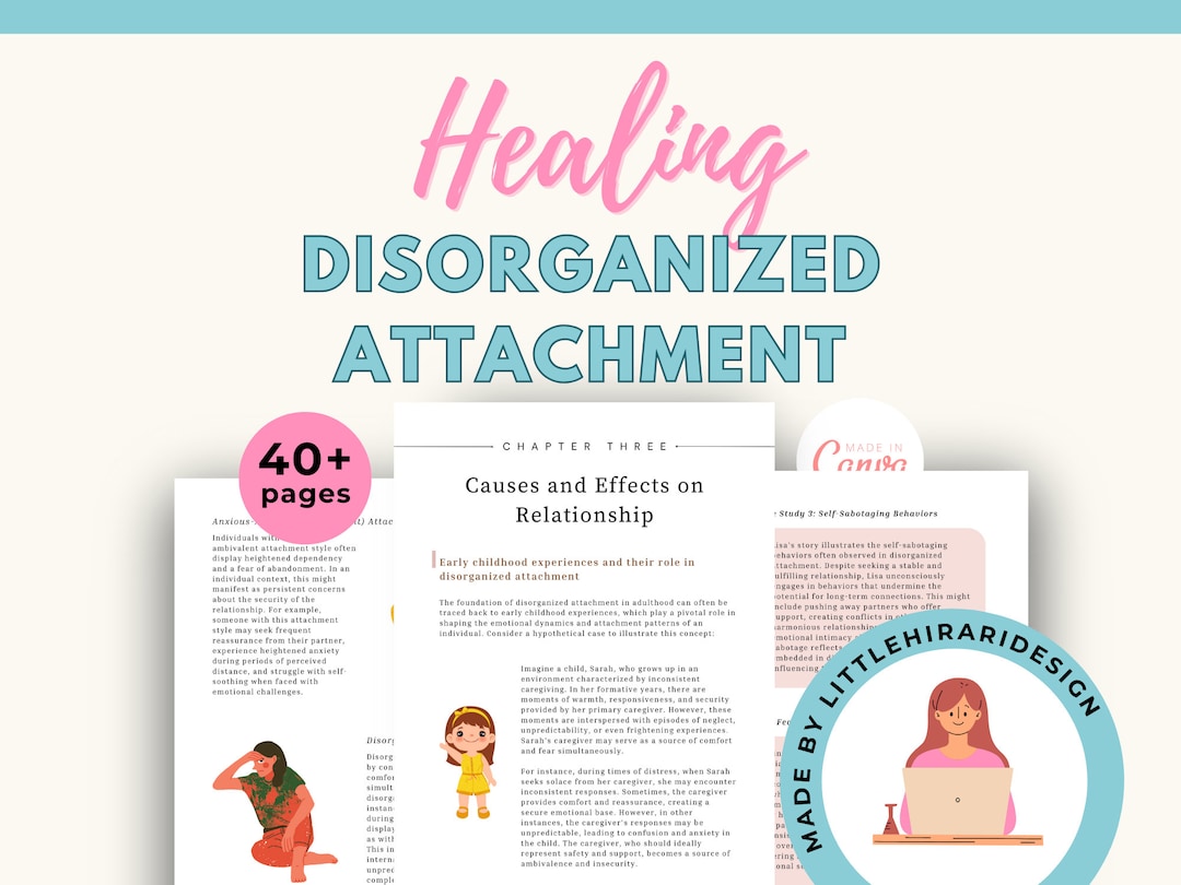 How to Heal Disorganized Attachment Style, Self Therapy , Disorganized ...
