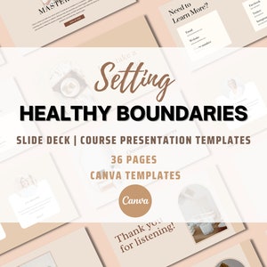 Setting Healthy Boundaries Slide Deck , Done for You Coaching Course ...