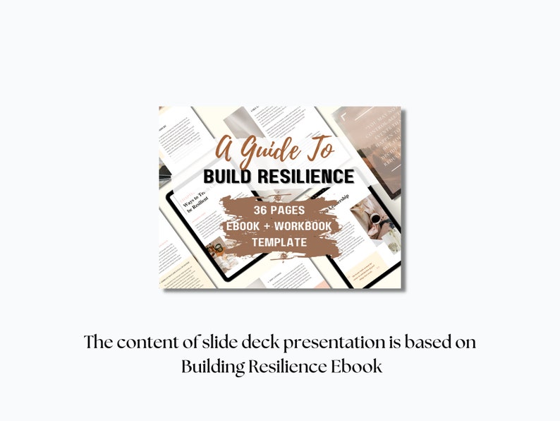 Resilience Slide Deck Template, Building Resilience Presentation Canva ...