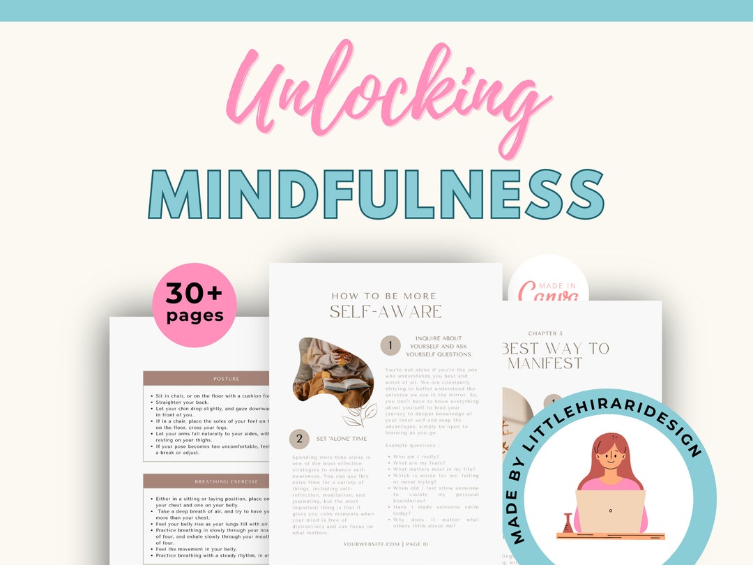 Mindfulness and Wellness Coach Workbook Done for You Mindfulness ...