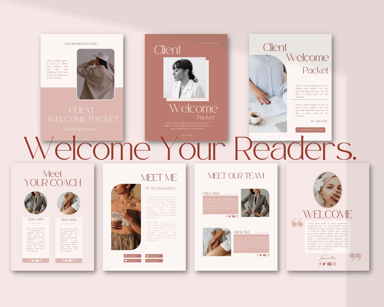 Welcome Packet Template for Client, Consultant, Virtual Assistant ...