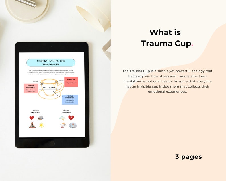 The Trauma Cup Stress Management for Adults, Burnout and Prevention ...