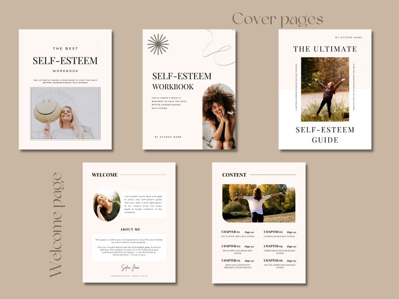 Self Esteem Coach Workbook Life Coaching Tools Brandable - Etsy