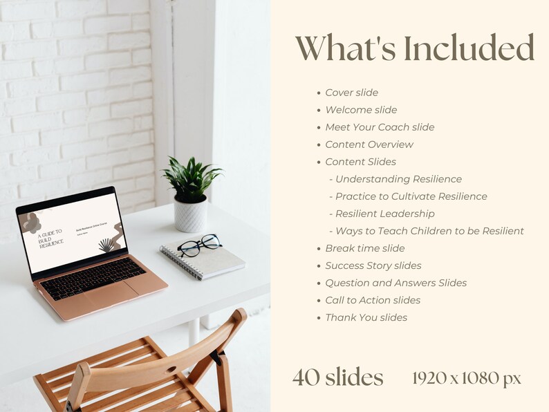 Resilience Slide Deck Template, Building Resilience Presentation Canva ...