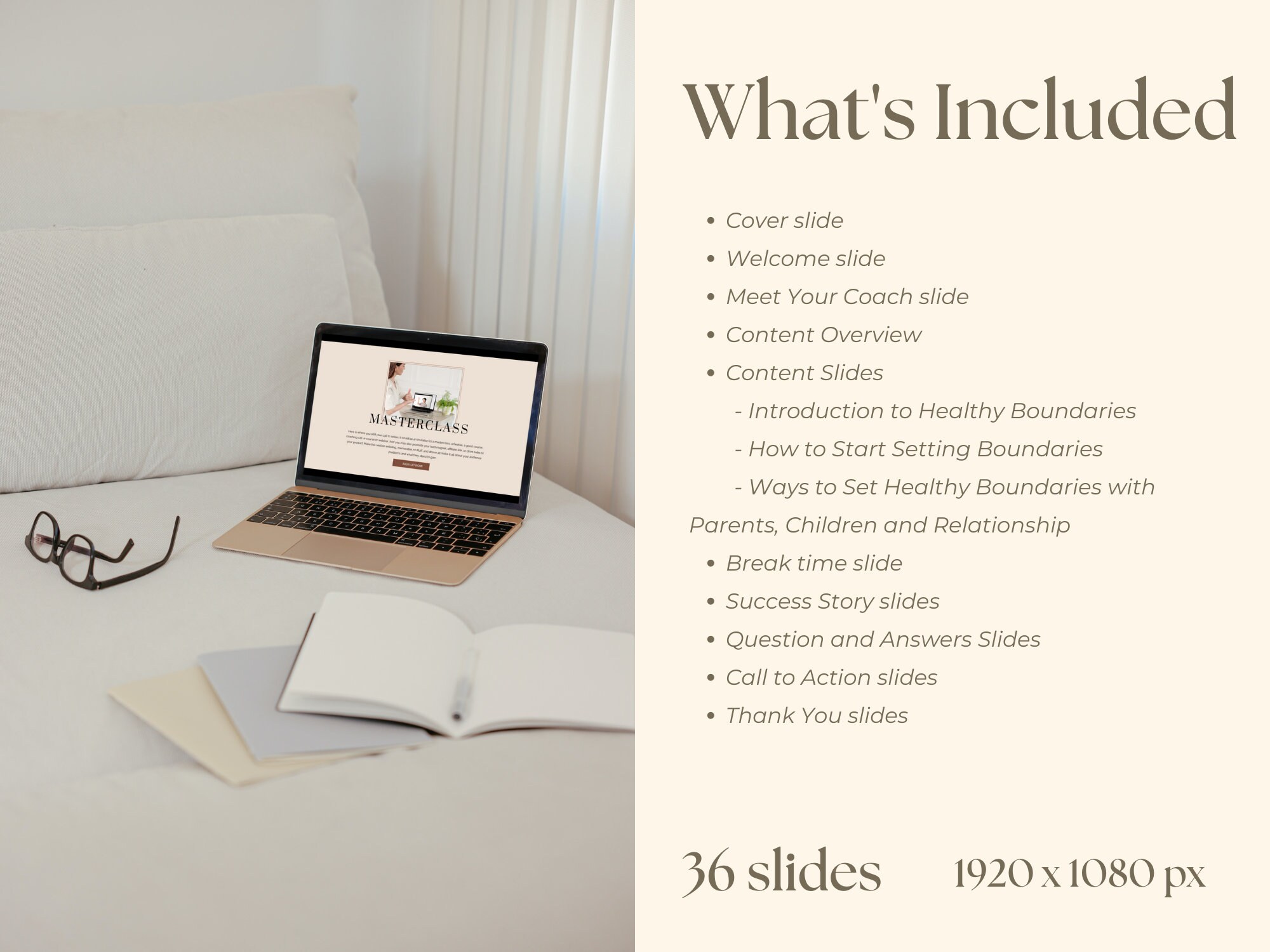 Setting Healthy Boundaries Slide Deck , Done for You Coaching Course ...