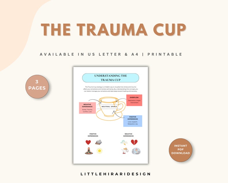 The Trauma Cup Stress Management for Adults, Burnout and Prevention ...