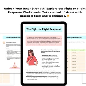Fight or Flight Response Worksheets for Understanding Emotions ...