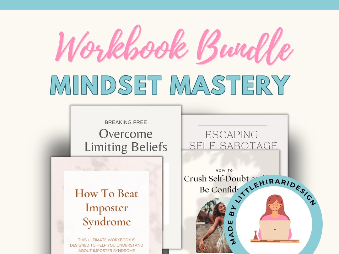 Imposter Syndrome Workbook, Limiting Beliefs, Self-sabotage, Self Doubt ...
