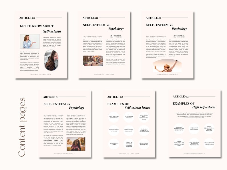 Self Esteem Coach Workbook Life Coaching Tools Brandable - Etsy