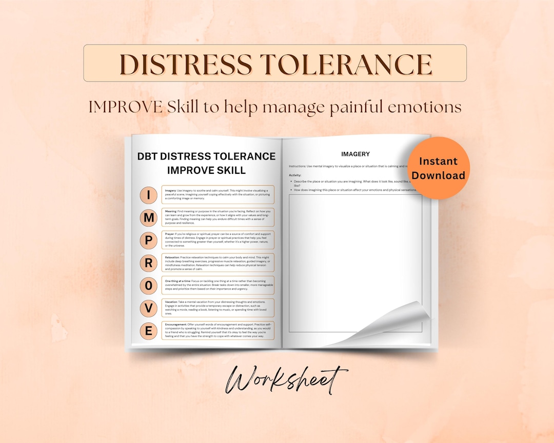 Distress Tolerance IMPROVE Skill to Help Manage Painful Emotions and ...