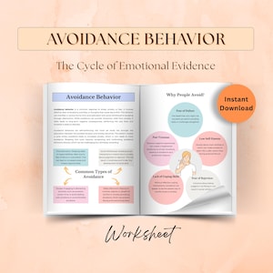 Avoidance Behavior Worksheets, the Cycle of Emotional Evidence ...