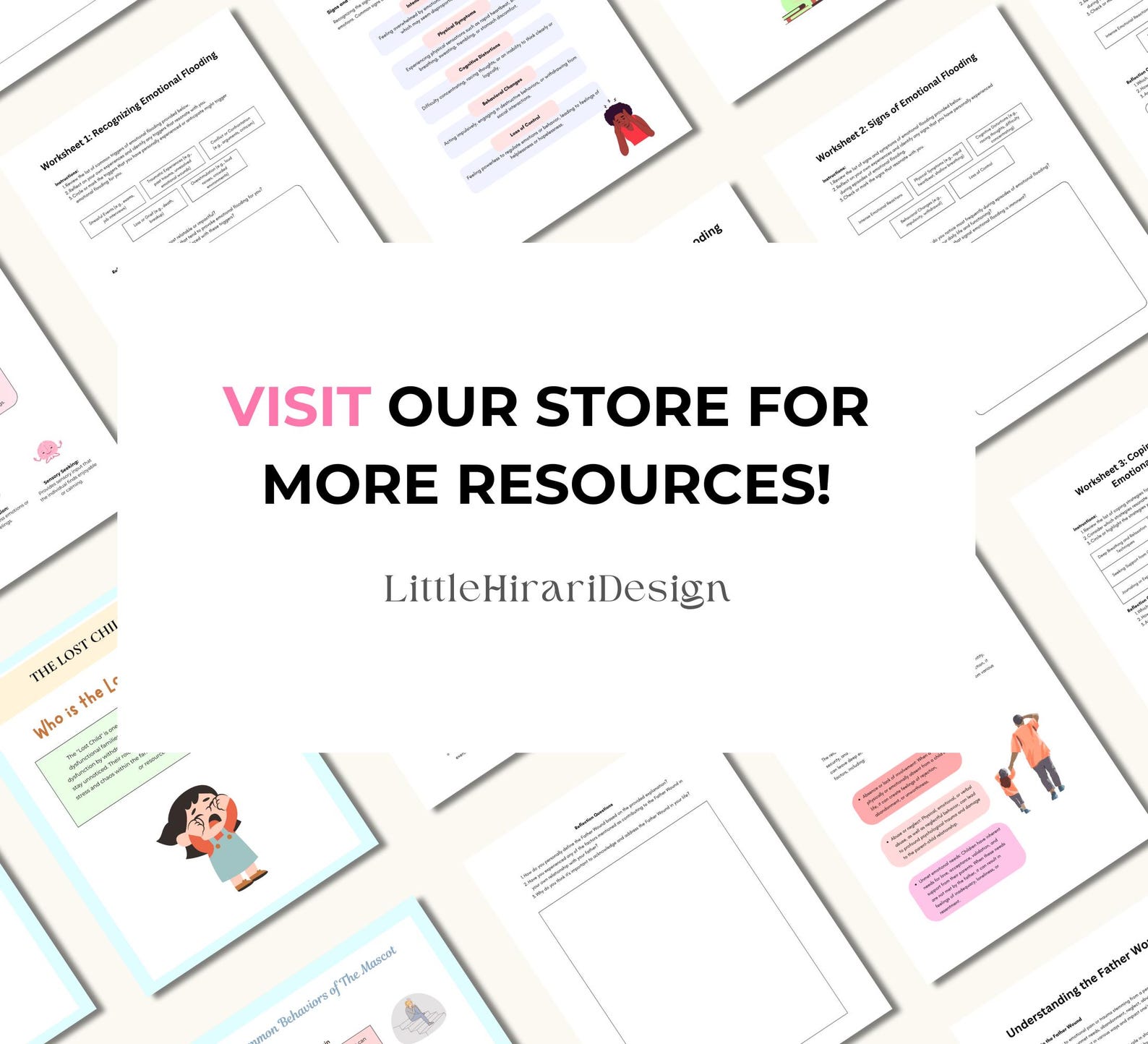 Complex PTSD Worksheets, Trauma Therapy Workbook for Adults, PTSD ...