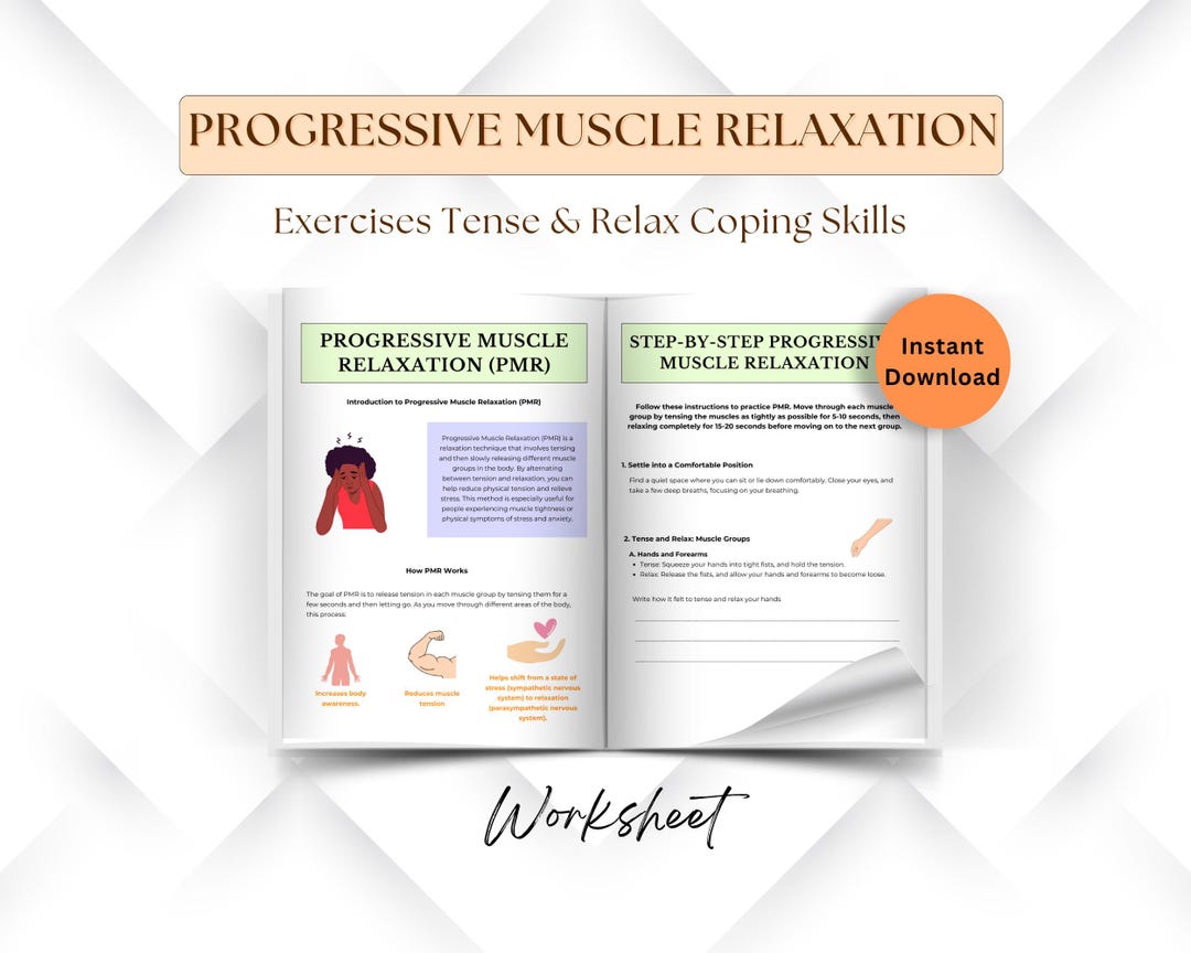 Progressive Muscle Relaxation Exercises, Relax Coping Skills Stress ...