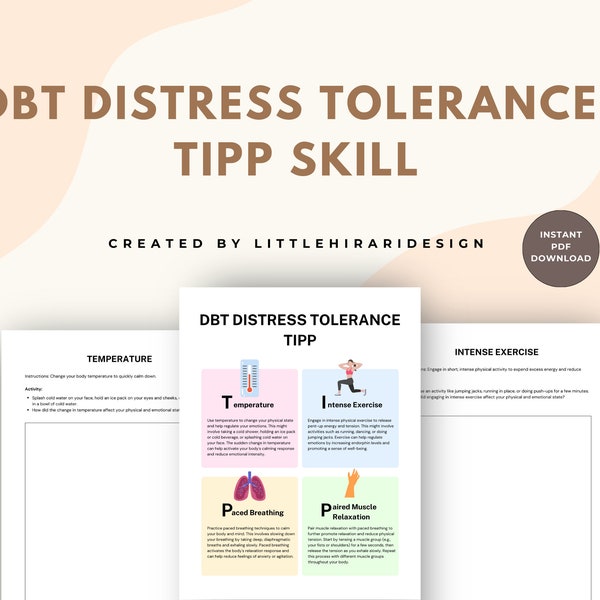 Stress Coping Skills Dbt - Etsy
