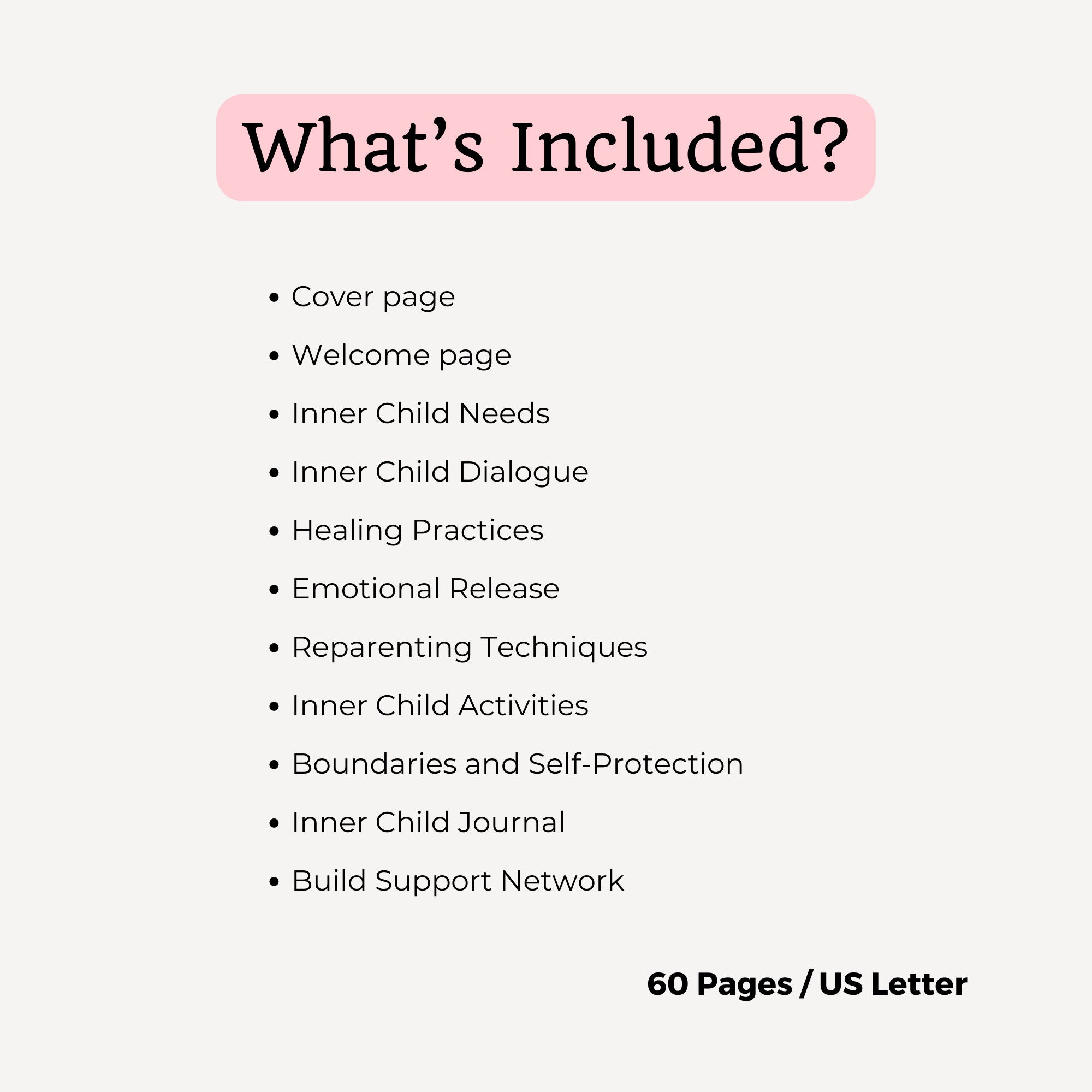 Healing Inner Child Wound Planner, Trauma Therapy Worksheets, Inner ...