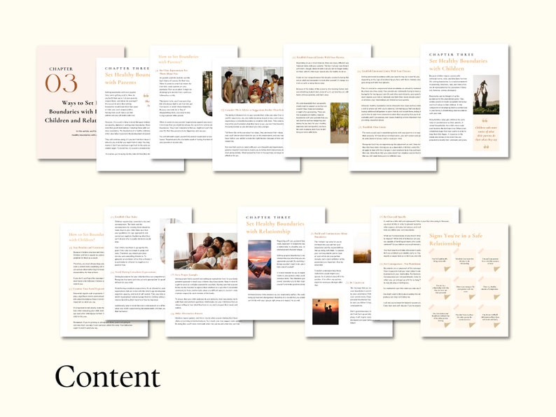 Setting Boundaries Coach Canva Workbook, Family Couple Boundaries ...