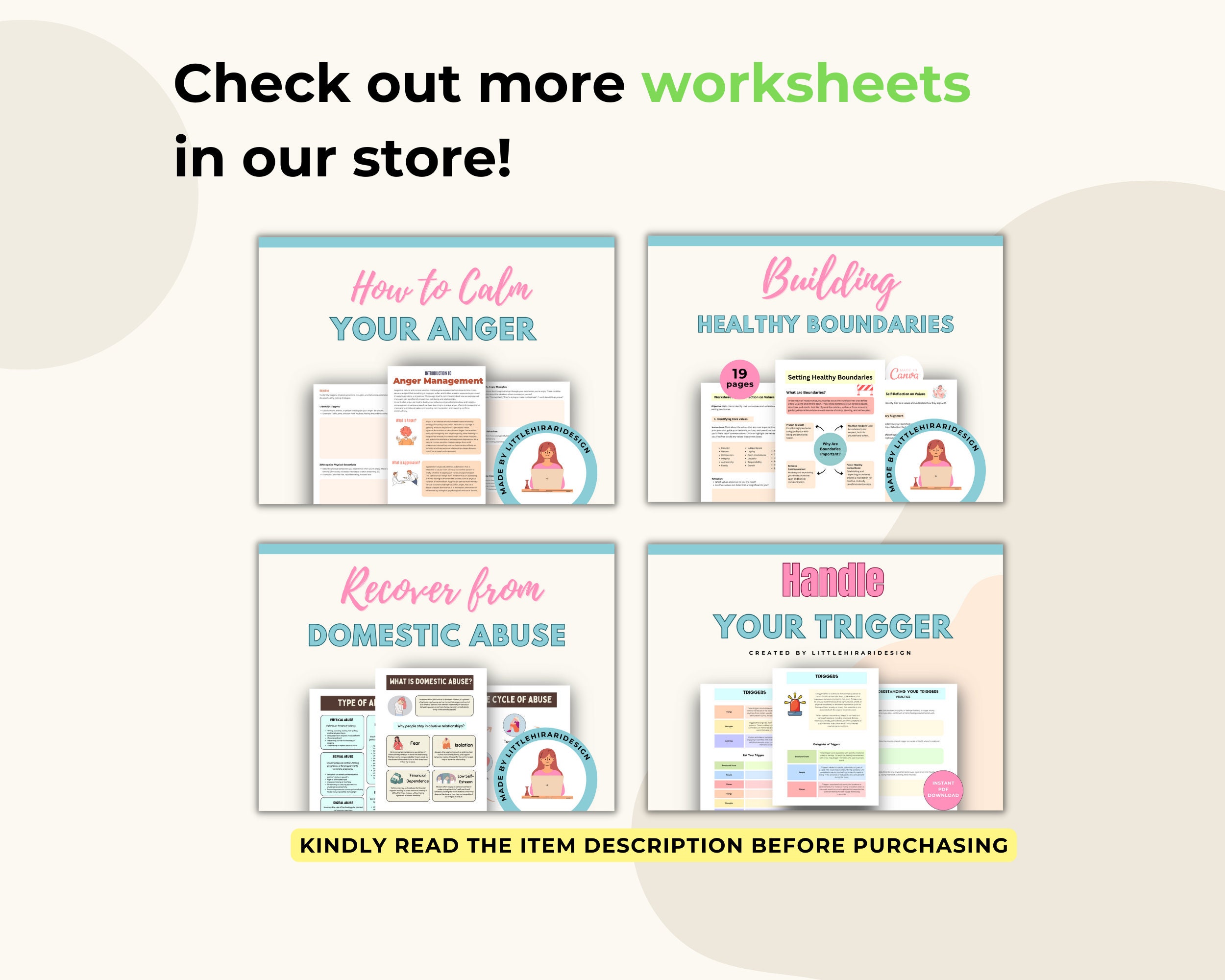 Emotional Abuse Worksheets for Gaslighting and Manipulation in Toxic ...