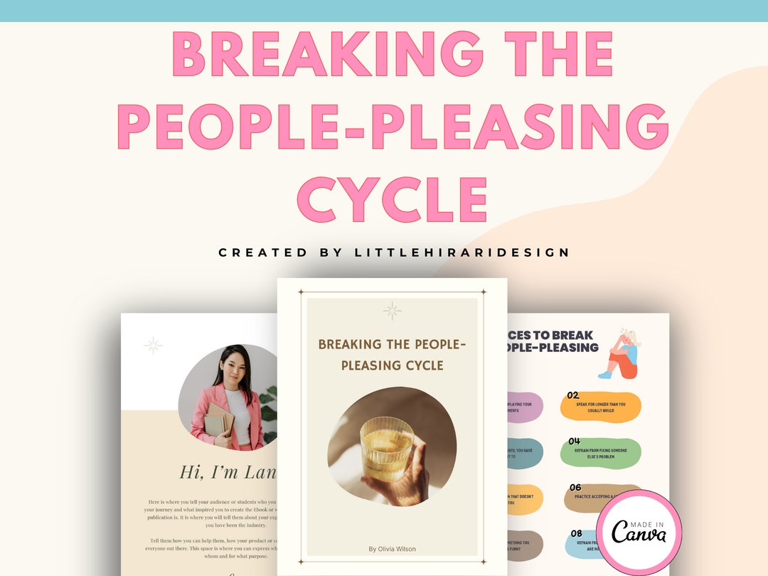 People Pleasing Workbook, Setting Healthy Boundaries for Adults, Self ...