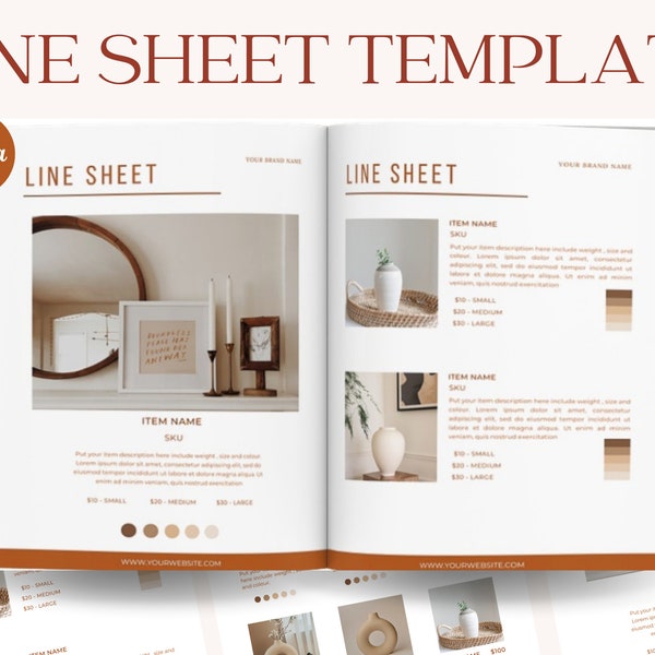 Product Sales Sheet - Etsy