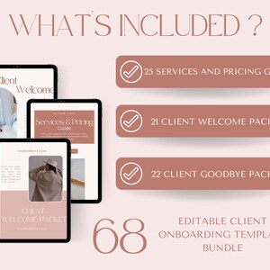 Client Welcome Packet Template New Client Offboarding | Etsy