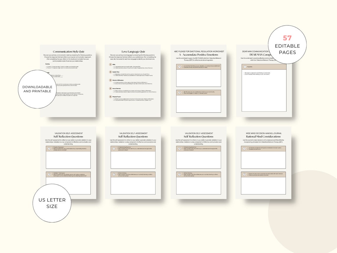 Disorganized Attachment Style Worksheets, Worksheets on Relationship ...