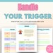 Understanding Trigger Worksheets for Trauma Therapy, PTSD, Thought ...
