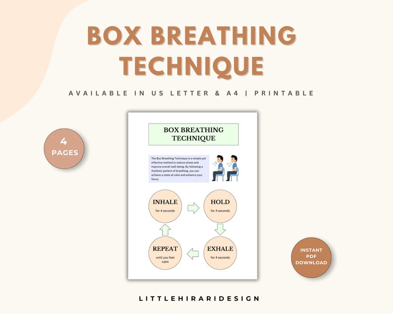 Box Breathing Technique for Reducing Stress, Mindfulness, Emotional ...
