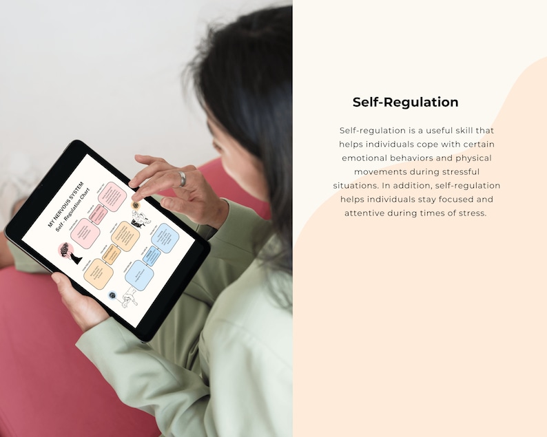 Nervous System Self-regulation, Emotional Regulation Visual Aid ...