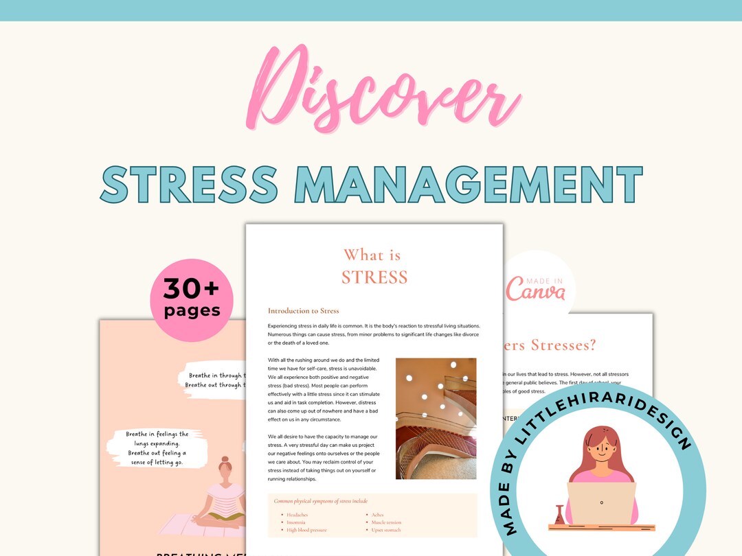 Managing Stress Coach Workbook, Done for You Stress Management Course ...
