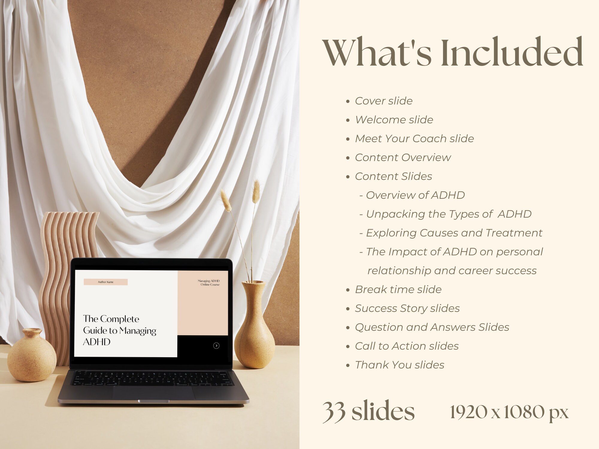 ADHD Coaching Bundle Canva Template, Adult ADHD Therapy Ebook Workbook ...