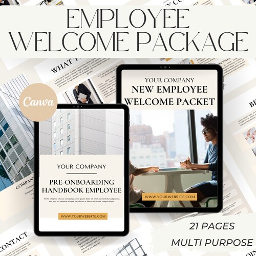 Employee Welcome Package Template New Employee Onboarding - Etsy