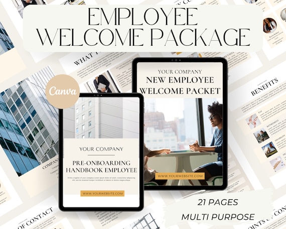 New Hire Welcome Packet New Employee Guide Employee Welcome - Etsy