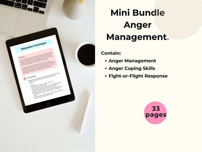 Anger Management Worksheets for Adults Coping Skills Fight or Flight ...