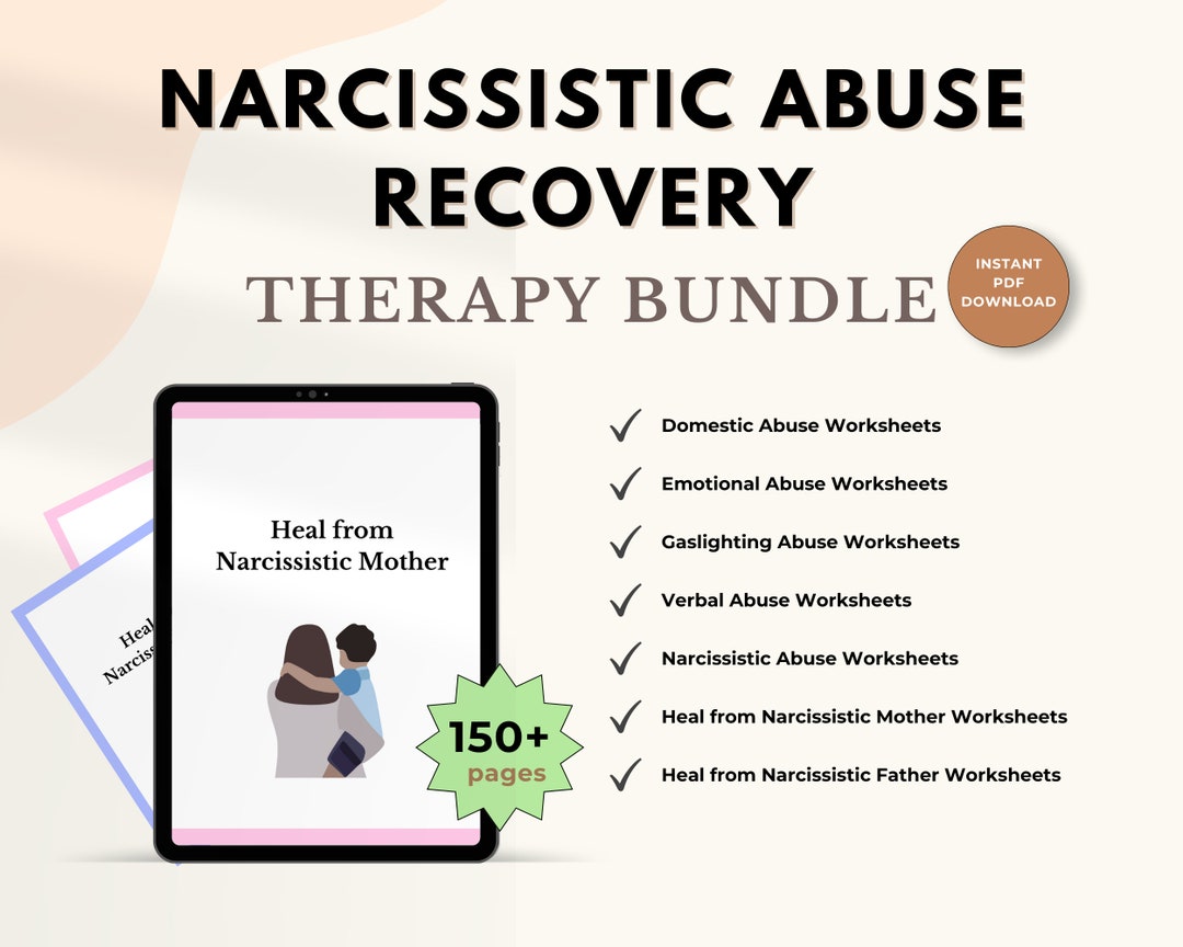 Narcissistic Abuse Recovery Worksheets, Gaslighting Manipulation, Verbal and Emotional Abuse ...