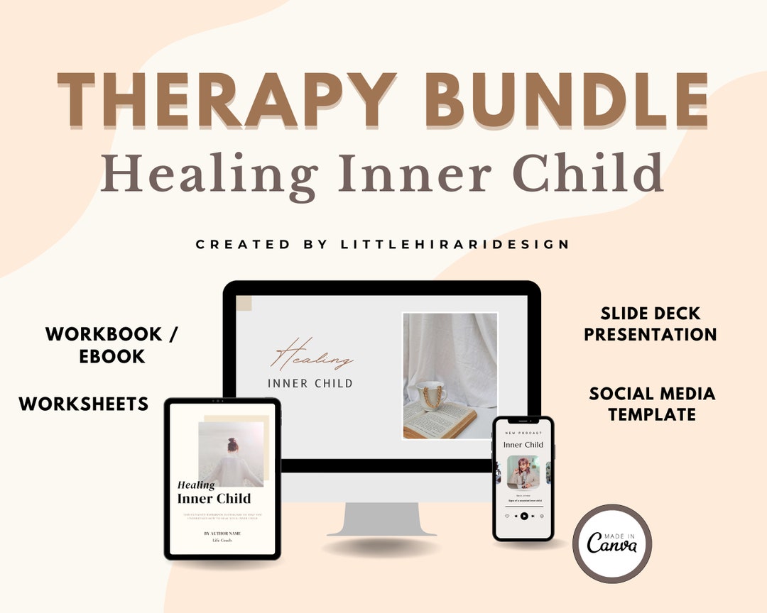 Therapy Bundles Healing and Reparenting Inner Child, Bundle Resources ...