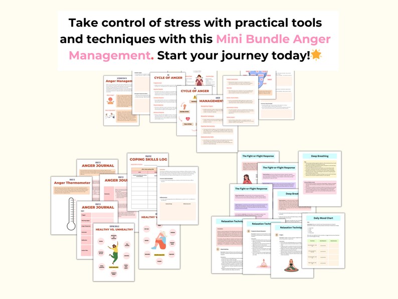 Anger Management Worksheets for Adults Coping Skills Fight or Flight ...